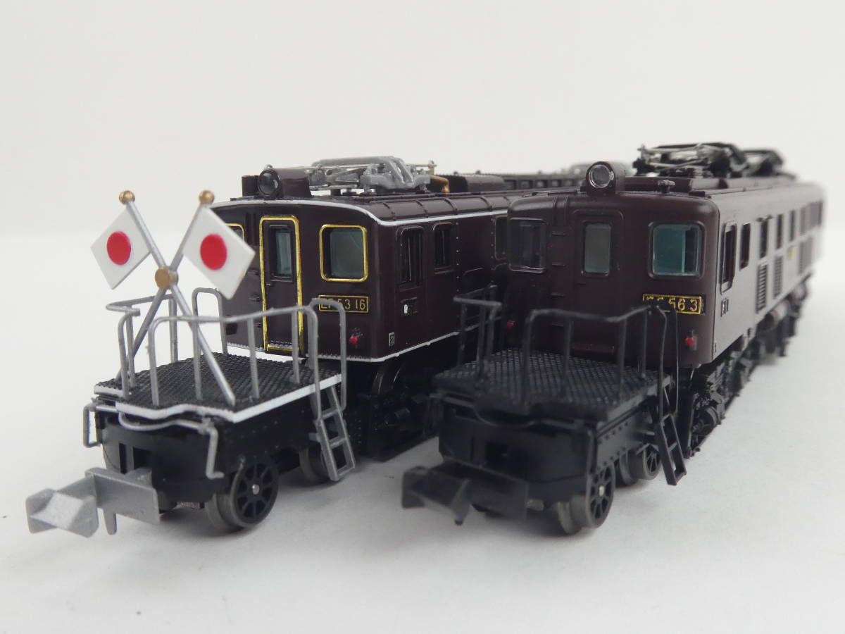7-77 Nゲージ マイクロエース 電気機関車まとめ売り A1104 EF53-16 お召し指定機 / A1401 EF56-3 前期型 MICROACE 鉄道模型 oacc(電気機関車 ...