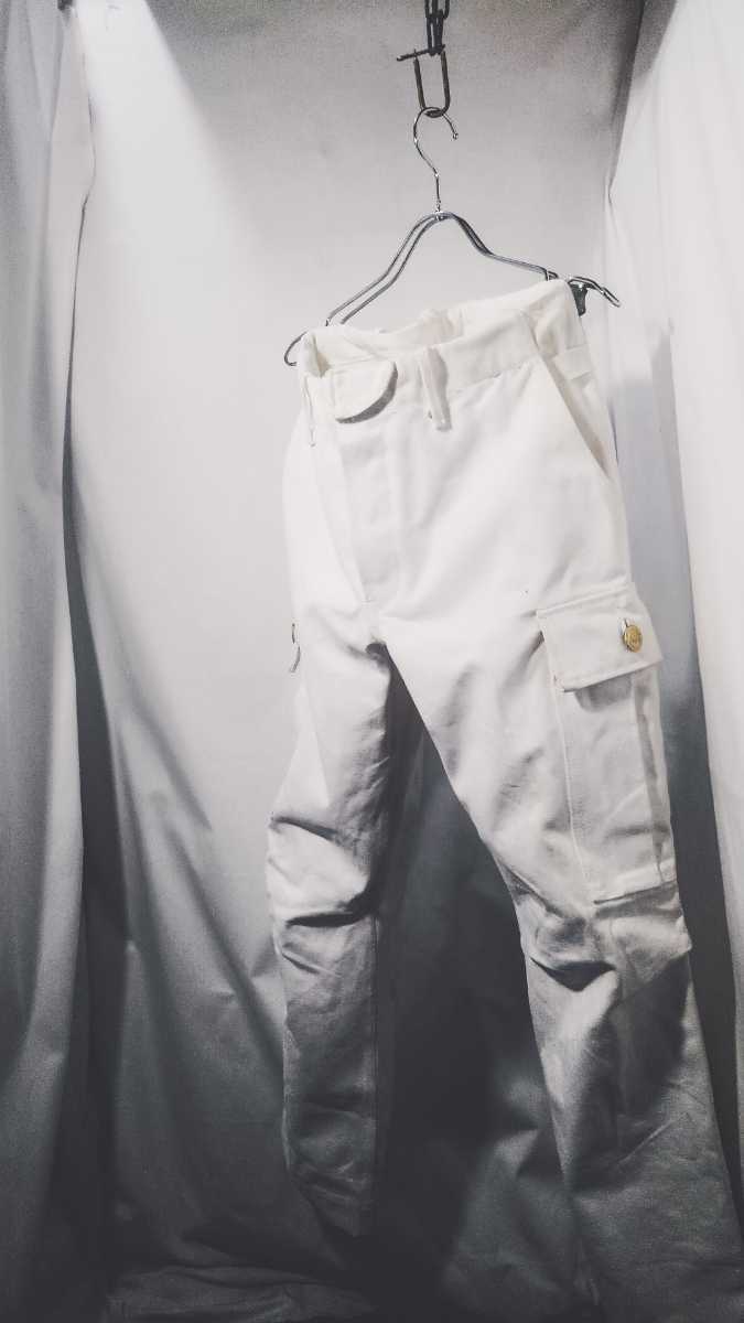 Vintage 35SUMMERS white duck BDU cargo pants ホワイトダック カーゴパンツ ファティーグパンツ ...