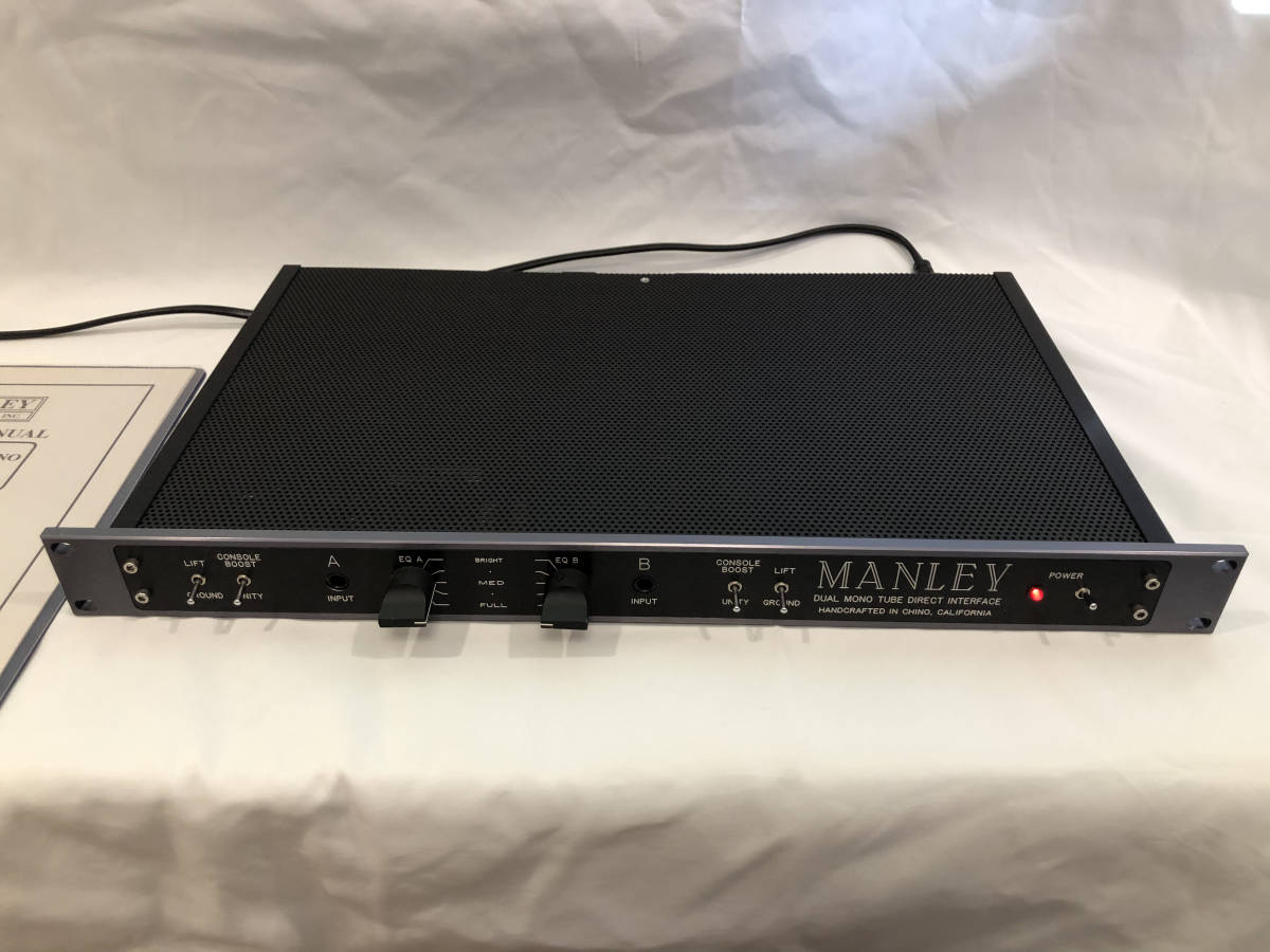 MANLEY Dual Mono Tube Direct Interface 2channel DI マンレイ ラボラトリー(DI（ダイレクト ...