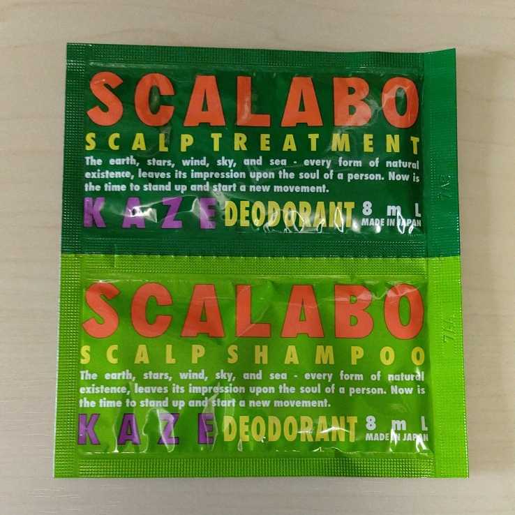 SCALABO スカラボ 薬用スカルプケア ノンシリコン シャンプー＋トリートメント 20枚組パック DAICHI KAZE(シャンプー ...