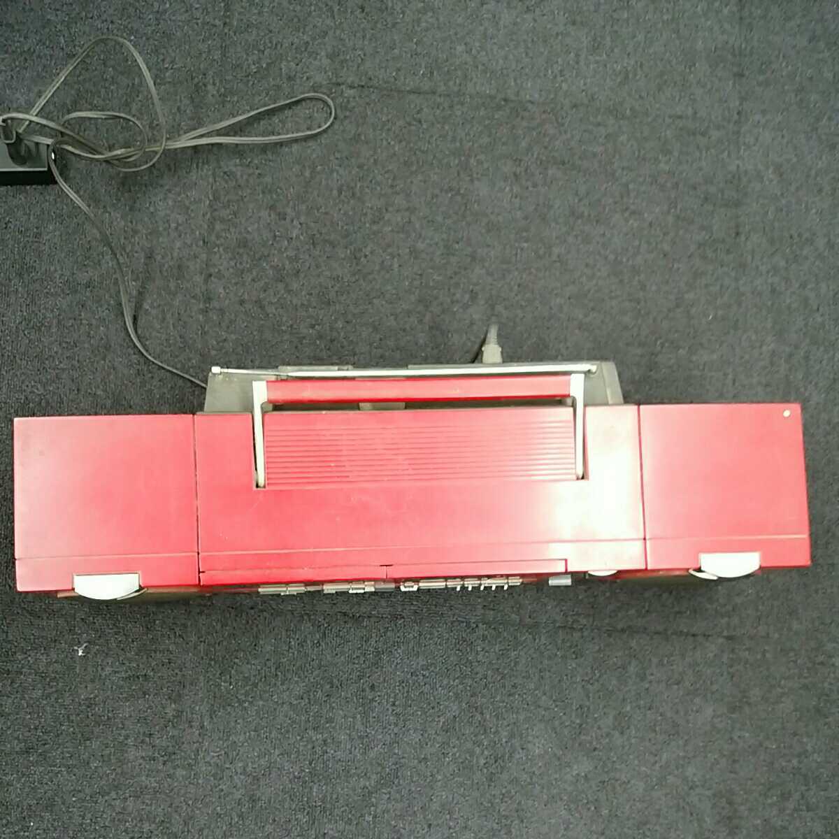 SHARP シャープ ダブルラジカセ QT88 TABLE COMPONENT SYSTEM テーブルコンポーネントシステム スピーカー分離型 レッド 昭和レトロ み(ラジカセ)｜売買された ...