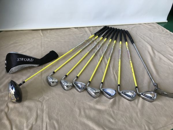 AR68 カタナゴルフ 9点まとめ SWORD Speeder Five LX-880 1 10.5 約120cm /6 9/P.A.S ...
