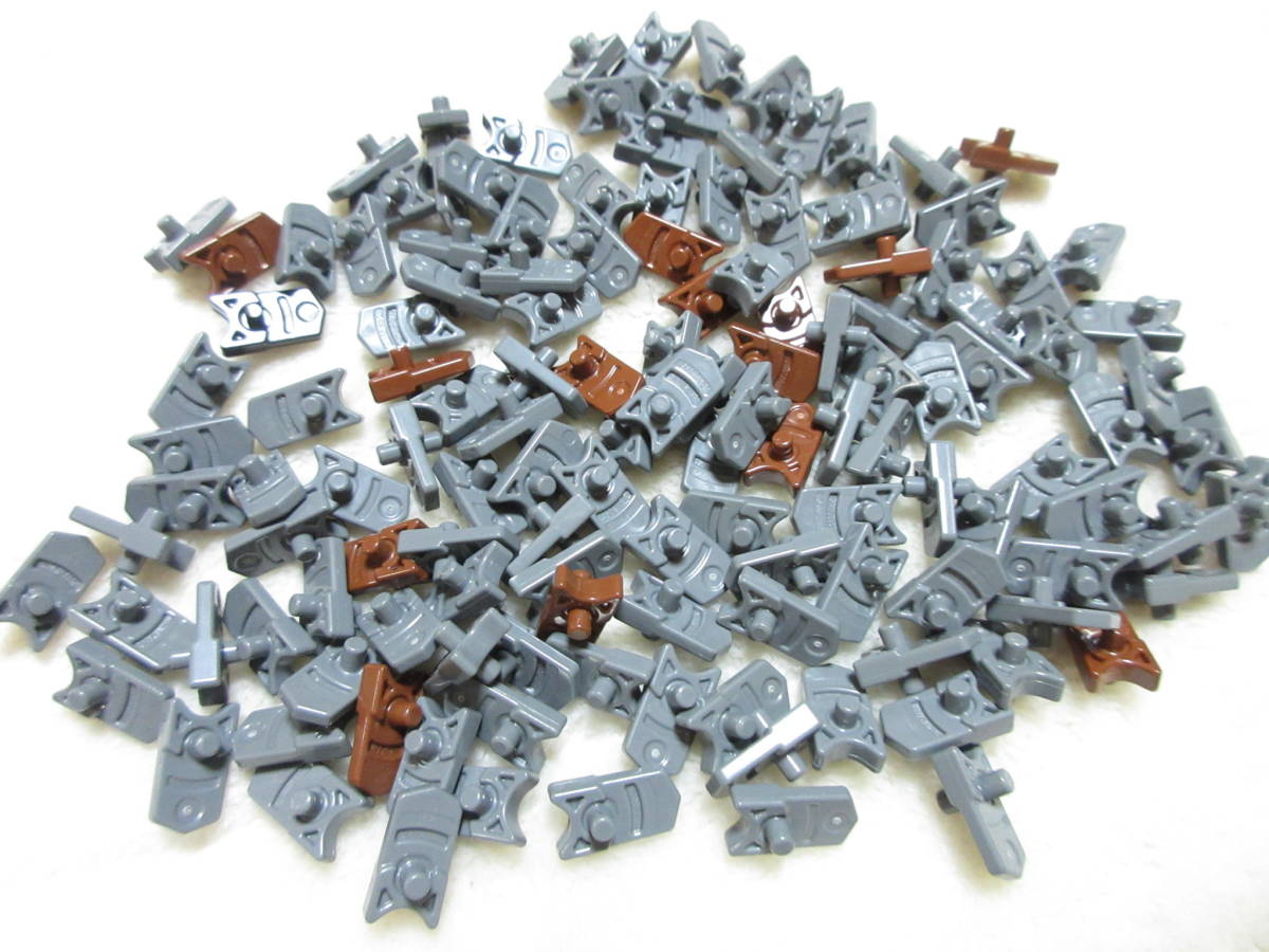 LEGO 135個 両面突起付き 特殊プレート ミニフィグ用 武器セット 同梱可能 レゴ 手持ち アクセサリー キャッスル お城 ブラスター ...