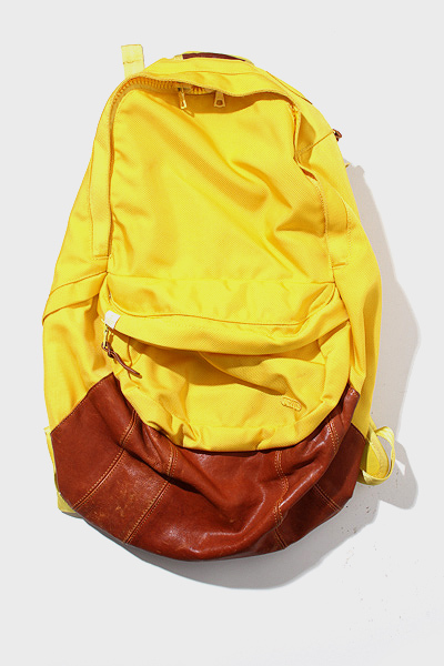 visvim ビズビム BALLISTIC RUCK SACK BACKPACK 22L バリスティック × レザー ラックサック バックパック リュック Yellow(かばん、バッグ)｜売買 ...