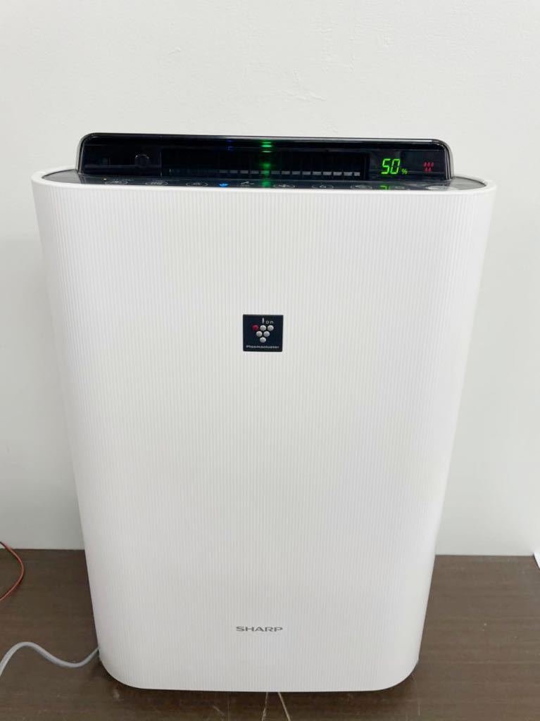 [ML2269-4]1円～動作品！[SHARP]プラズマクラスター KC-H50-W 加湿空気清浄機 2018年製｜空気清浄器