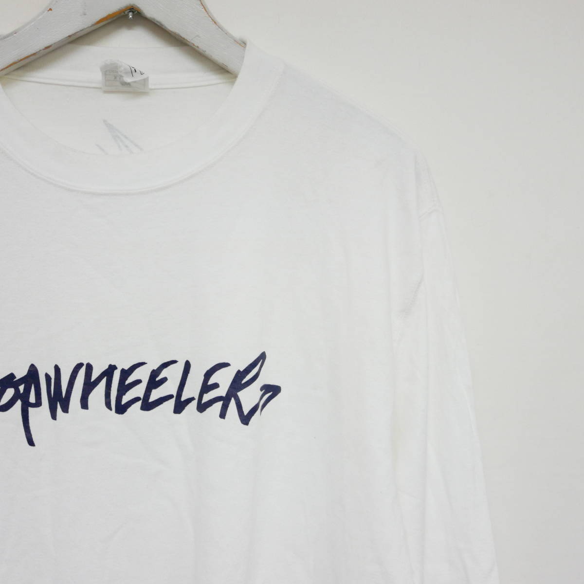 1円 使用感有り 国内正規 LOOPWHEELER×MOGNO6 YOICHIROUCHIDA ループウィラー L/S TEE 長袖Tシャツ ラクガキロゴ WHITE 白 XL(XLサイズ以上 ...