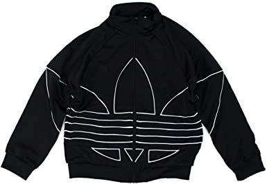 adidas アディダスオリジナルス ビッグトレフォイルジャケット ジャージ GE0810 黒 O(ジャンパー、ブルゾン)｜売買された ...