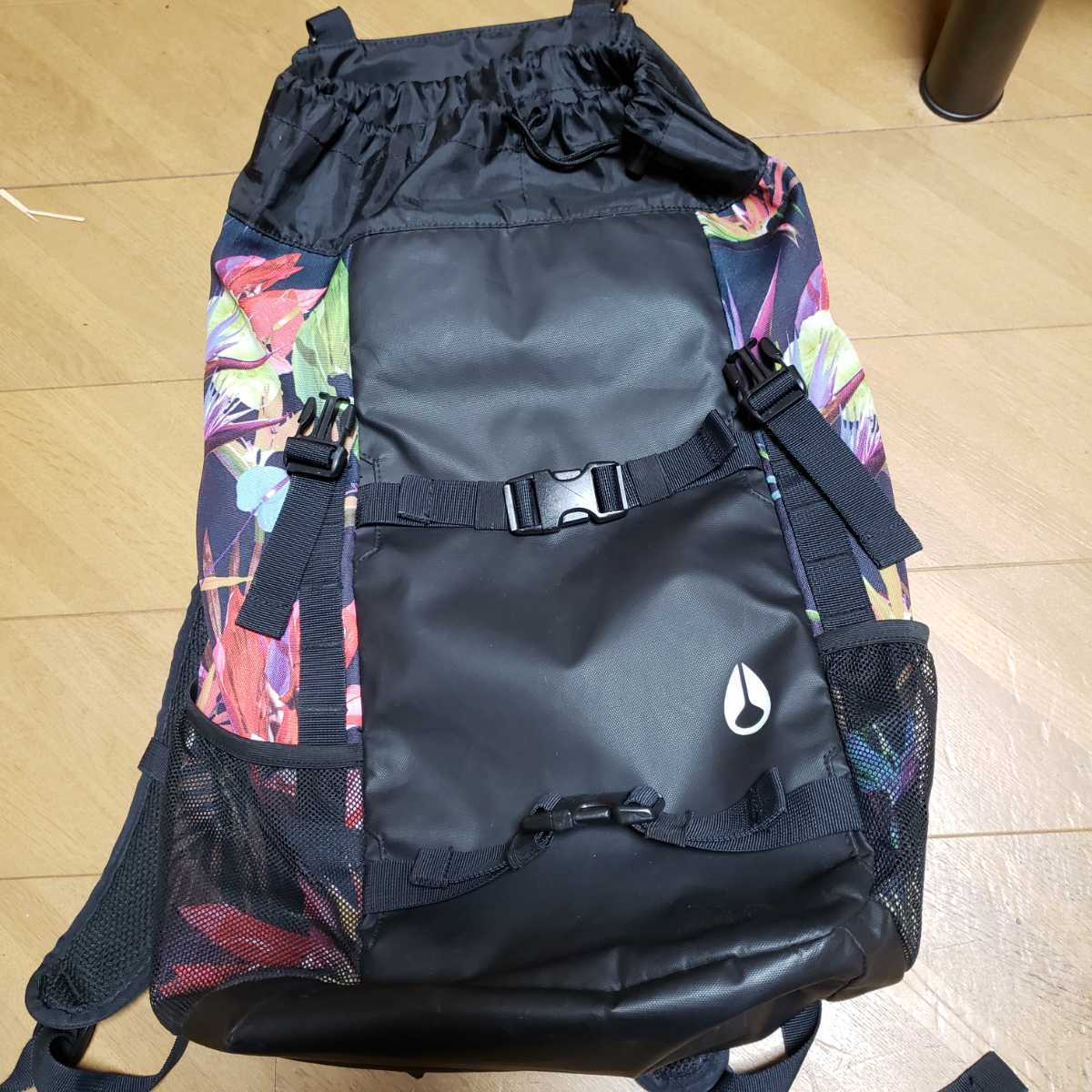 NIXON ニクソン LANDlock II ランドロック BACKPACK バックパック 2 RUCK SACK リュック サック 大容量 OUTDOOR アウトドア 黒×タイダイ柄 ...