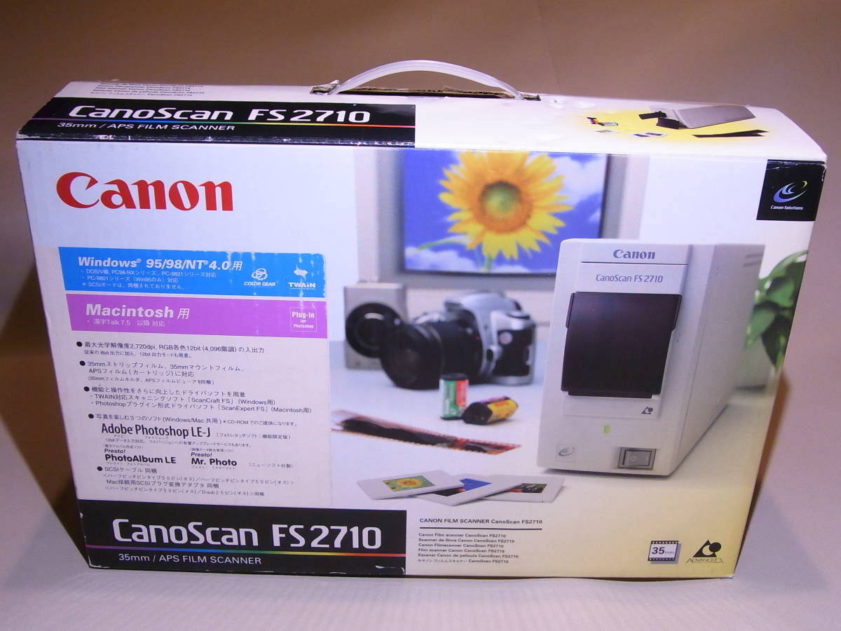 Canon CanoScan FS 2710 キャノン フィルムスキャナー 新同品(フィルムスキャナ)｜売買されたオークション情報、yahoo ...