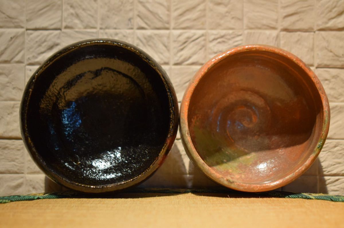 GE E2121 コレクター所蔵品 楽一入 赤黒一双茶碗 呉竹茶杓 書付 /茶道具 楽茶碗 日本美術 時代品 骨董品 古美術 美術品(その他)｜売買されたオークション情報、yahooの商品情報 ...