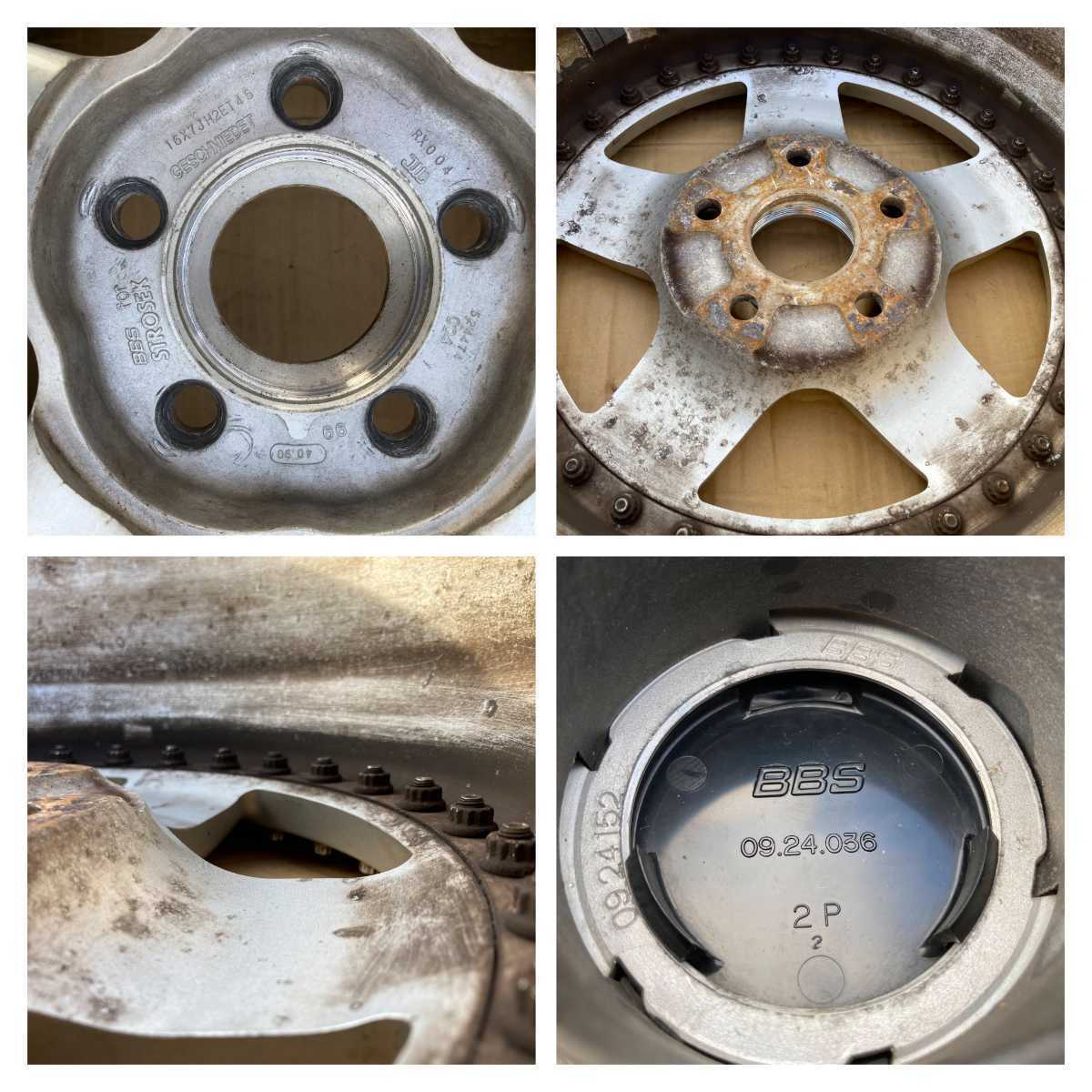 BBS for STROSEK RX004 2本 RX005 2本 pcd 5×114.3 ハブ径60mm シュトロゼック rs oz ...