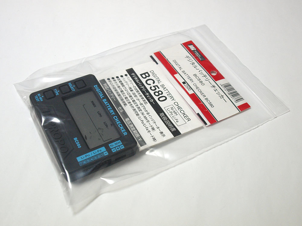 M591 JR PROPO デジタル バッテリー チェッカー BC580 検：日本遠隔制御 パーツ RC ラジコン ヘリコプター プロポ ...