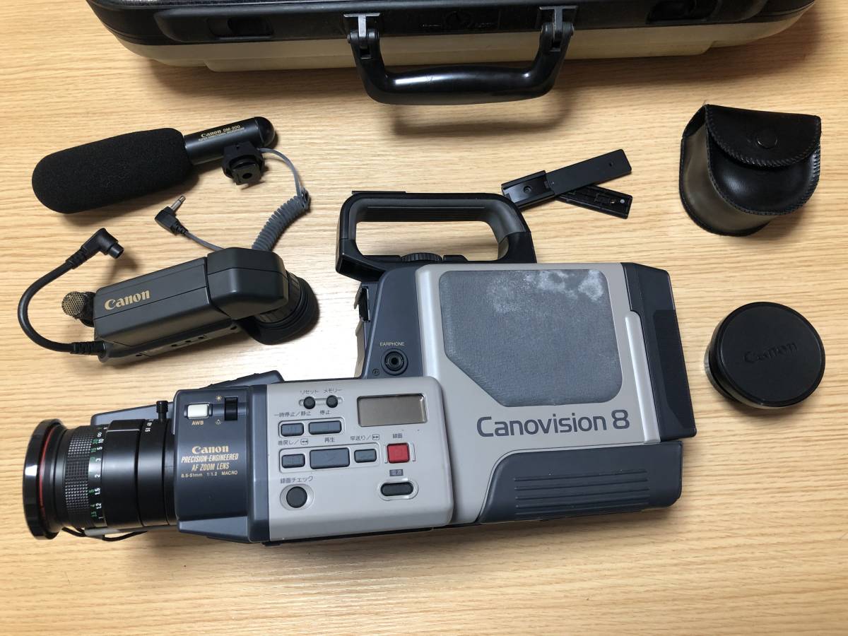 Canon キャノン VM-E1 Canovision8 8㎜ VIDEO 8ミリ ビデオ AF ZOOM LENS オートフォーカス レンズ ...