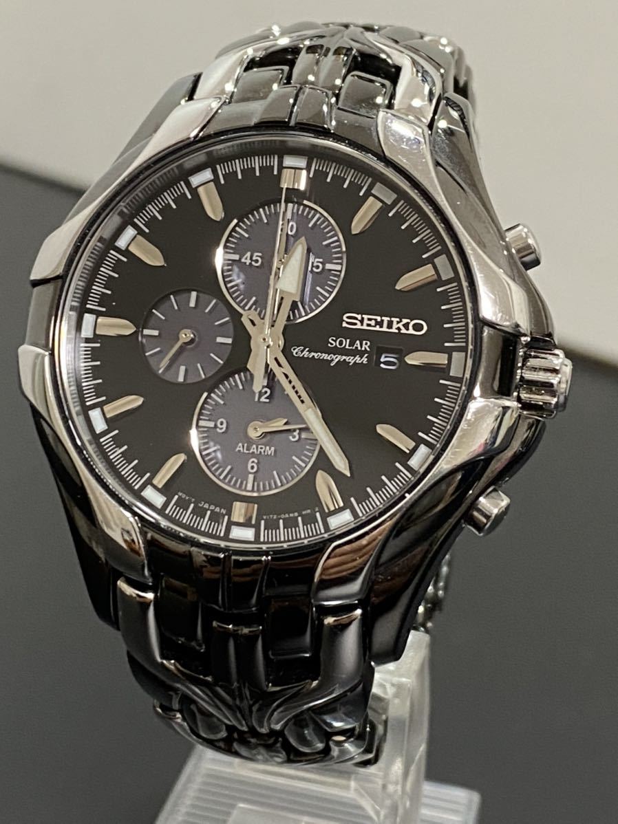 格安必見 激レア 超 SEIKO セイコー SSC139 Cal.V172-0AK0 ソーラークロノグラフ腕時計 日本未発売の海外モデル(海外 ...
