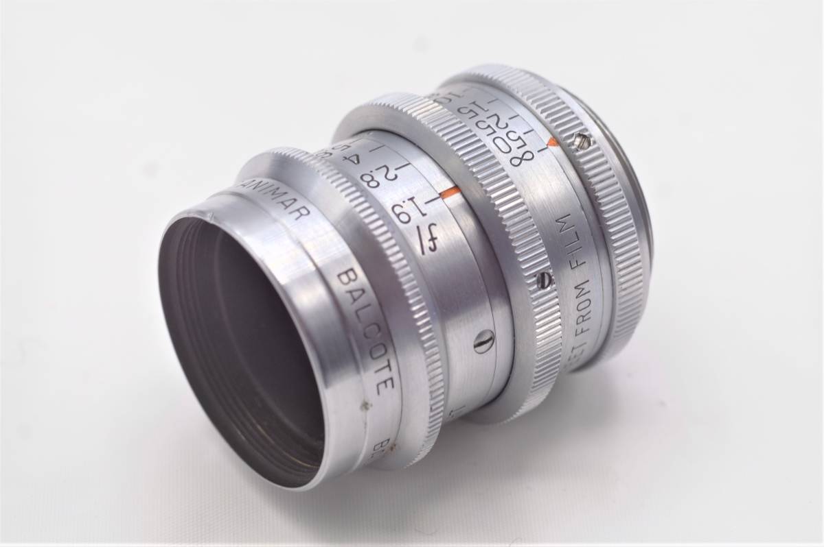 Cマウント BAUSCH ＆ LOMB 26mm F1.9 ANIMAR BALCOTE USA製 ボシュロム CINEレンズ(その他)｜売買 ...