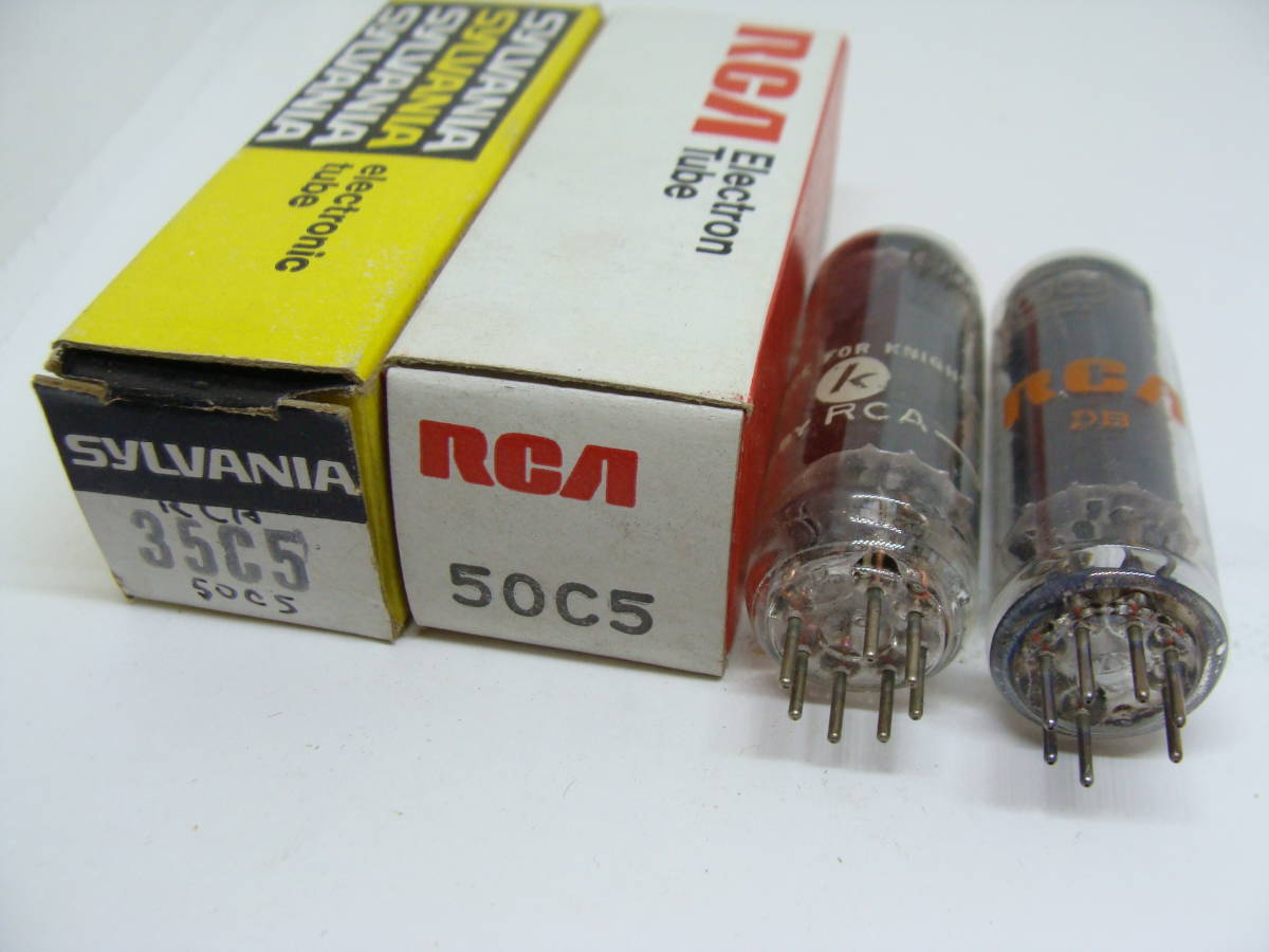 真空管 50C5 2本セット RCA 箱入り 試験済み 3ヶ月保証 #017(真空管)｜売買されたオークション情報、yahooの商品情報を ...