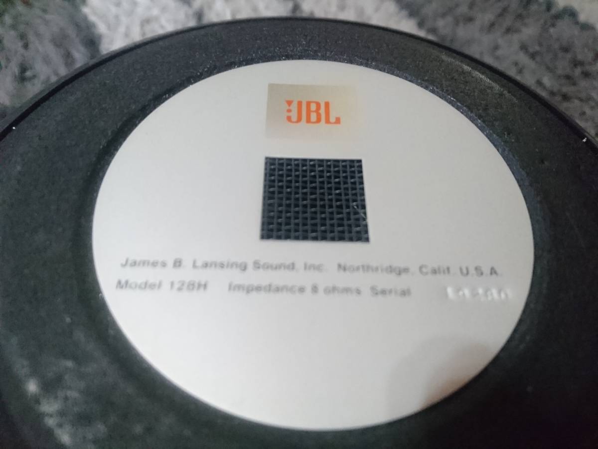 JBL / 128H 12inch 30cm 8oms Woofer ウーファー 左右ペア 1本は音出しOK 1本はVC摺れの歪あり エッジ ...