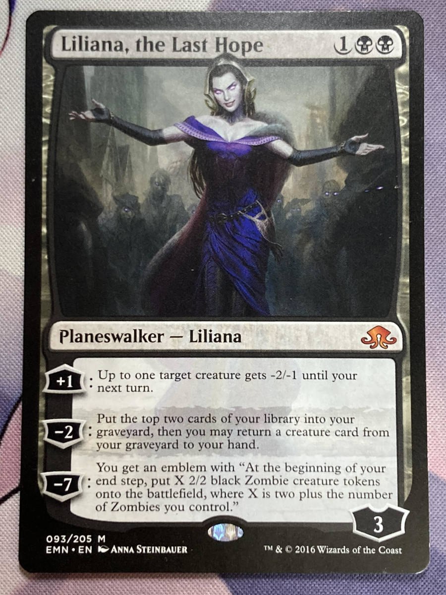 MTG 最後の望み リリアナ/Liliana the Last Hope EMN 英語(黒)｜売買されたオークション情報、yahooの商品情報 ...