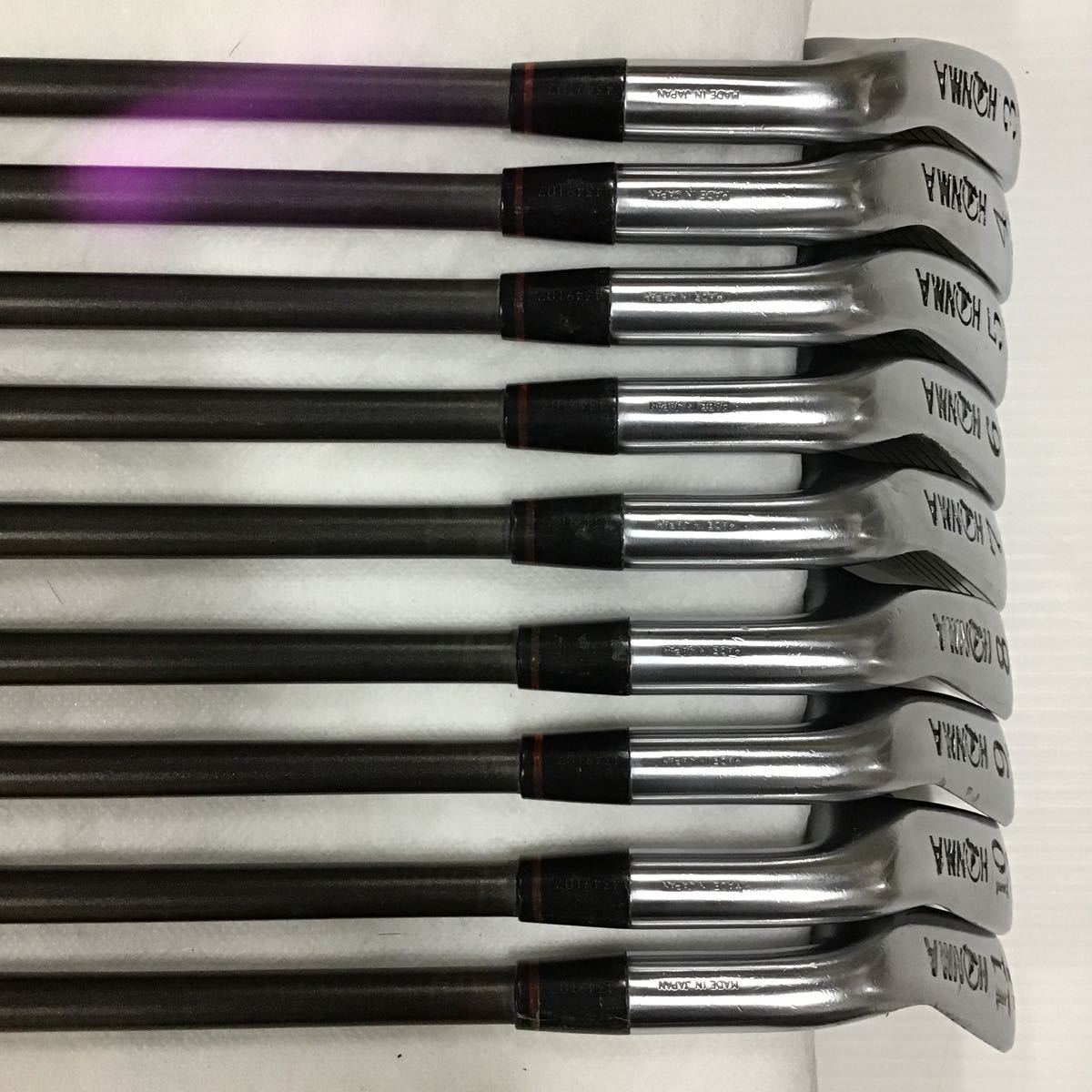 ホンマ Hiro Honma Twin Marks Memorial-2000-α 9本 Rフレックス DORIC TITANIUM ...