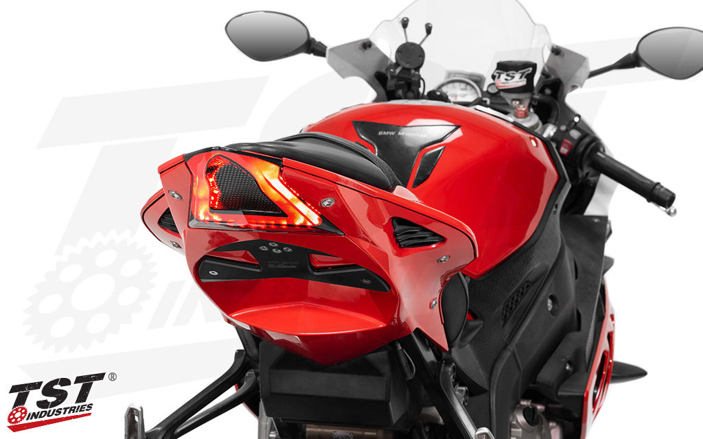 TST Industries S1000RR S1000R HP4 プログラミング機能付 スモーク LEDテールライト LEDウィンカー内蔵 ...