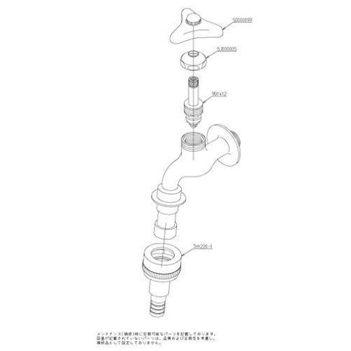 TOTO 単水栓 T28AUNH13 ホース用差し込み金具付き(水栓、蛇口)｜売買されたオークション情報、yahooの商品情報をアーカイブ公開 ...