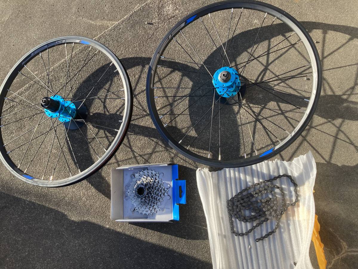 400km使用 部品 ミニベロ 20インチ 28-451ホイール一式 8sスプロケット チェーン － EIZER アイゼル Z501純正(ホイール（完組、手組）)｜売買されたオークション情報 ...