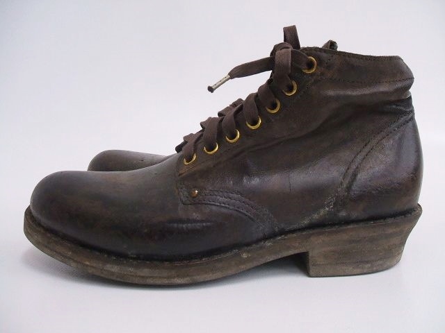 2-0212T VISVIM ICT BRIGADIER BOOTS 0220902002003 箱付 泥加工 ブリガディア ブーツ ダーク ...