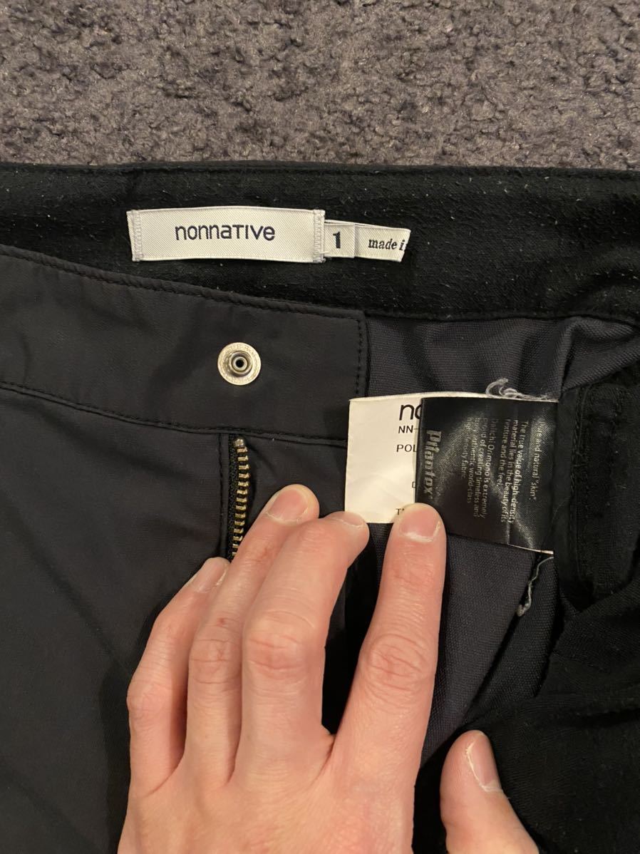 nonnative CYCLIST EASY RIB PANTS TAPERED FIT POLY TWILL pliantex number : NN-P3443 color : ブラック ...