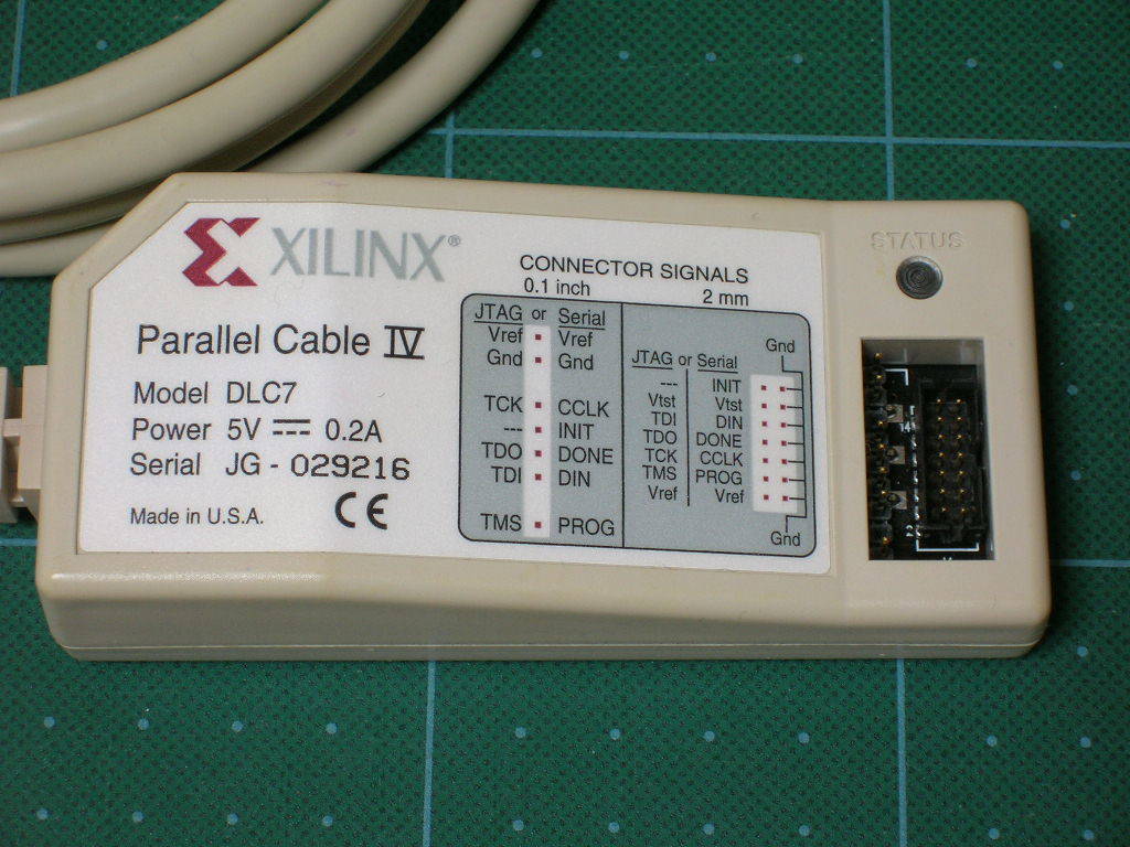 XILINX Parallel Cable Ⅳ DLC7 ザイリンクスパラレルケーブルⅣ(その他)｜売買されたオークション情報、yahooの商品情報をアーカイブ公開 - オークファン ...