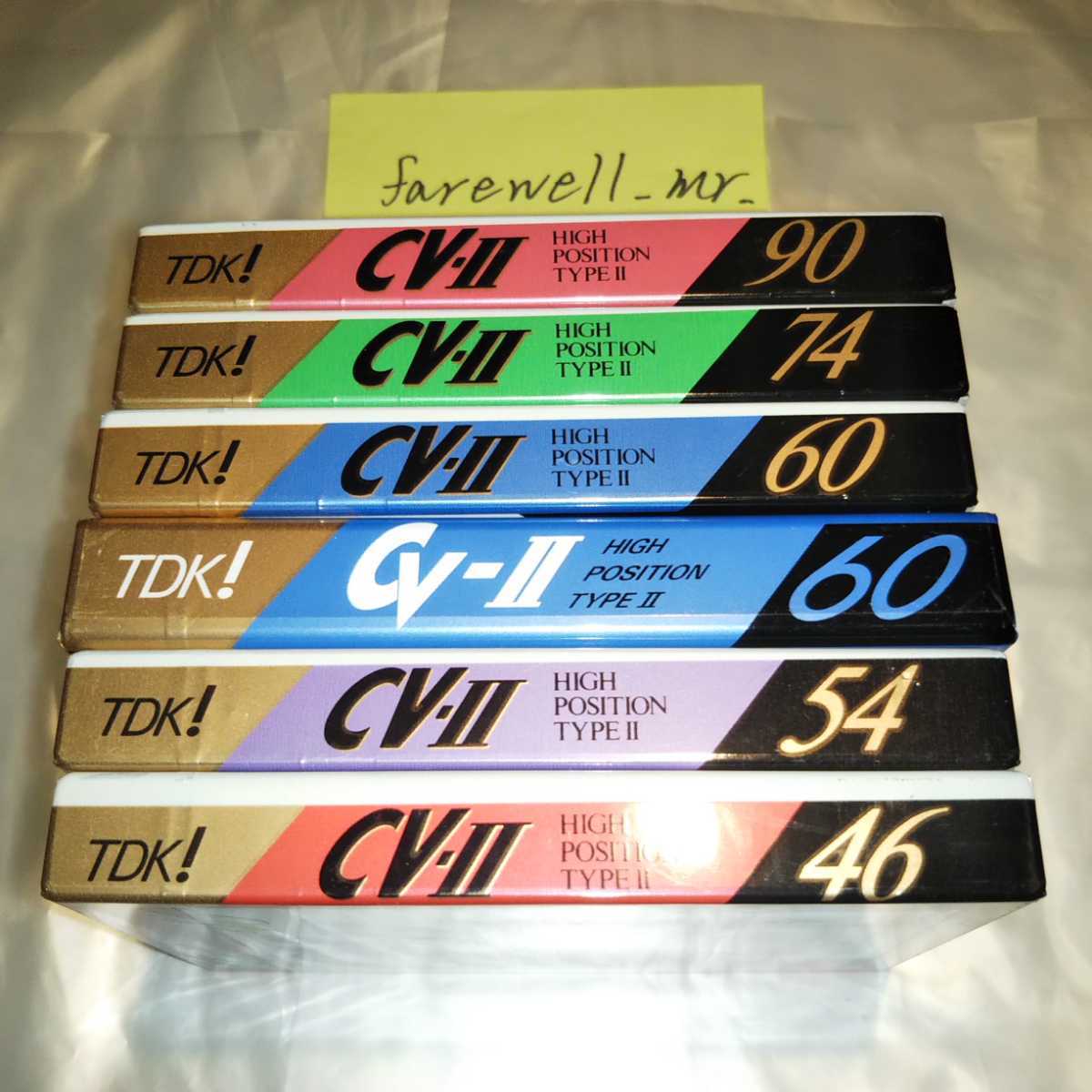 TDK CV-Ⅱ 6本セット カセットテープ 品 46分 54分 60分 2本 74分 90分 ハイ ポジション(記録媒体)｜売買された ...