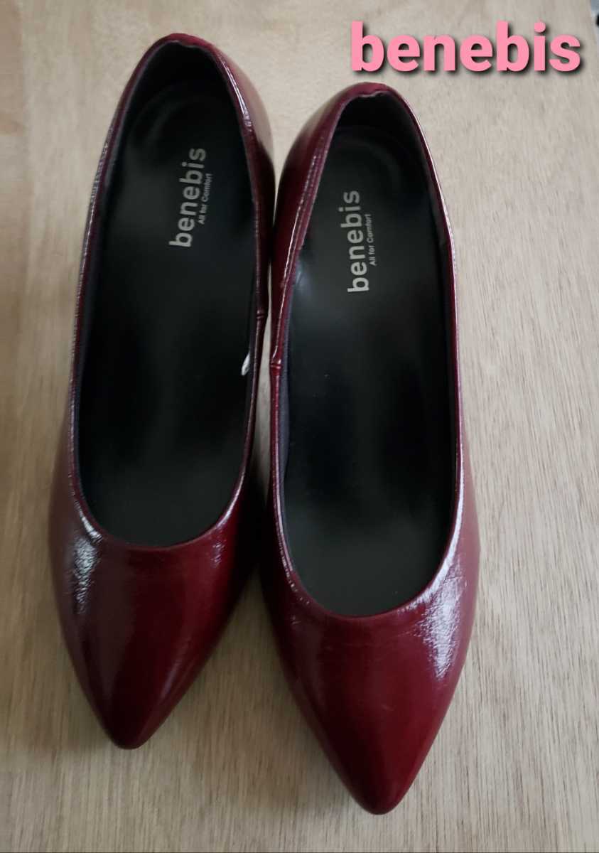 大変 benebis 綺麗な暗い赤のComfortパンプス ベルメゾン(レッド系)｜売買されたオークション情報、yahooの商品情報をアーカイブ公開 - オークファン（aucfan.com）