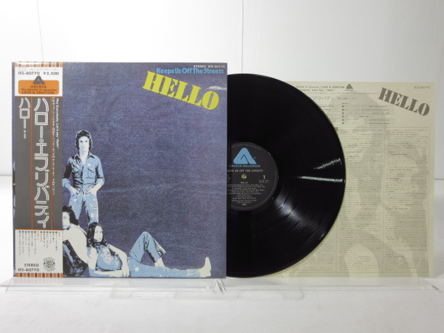 Hello Keeps Us Off The Streets ハロー エブリバディ LP 12インチ /Arista IES 80770 ...