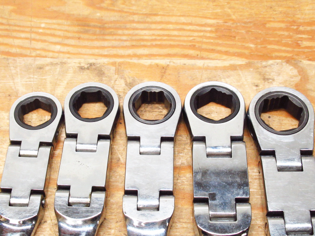 MAC TOOLS マックツールズ ラチェット ギア コンビネーション レンチ 12本 19mm-8mm RWFQ619MM-RWFQ68MM ...