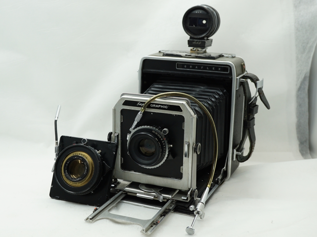 現状 GRAFLEX SUPER GRAPHIC グラフレックス スーパーグラフィック レンズ ファインダー他付属あり k_e(大判)｜売買さ ...