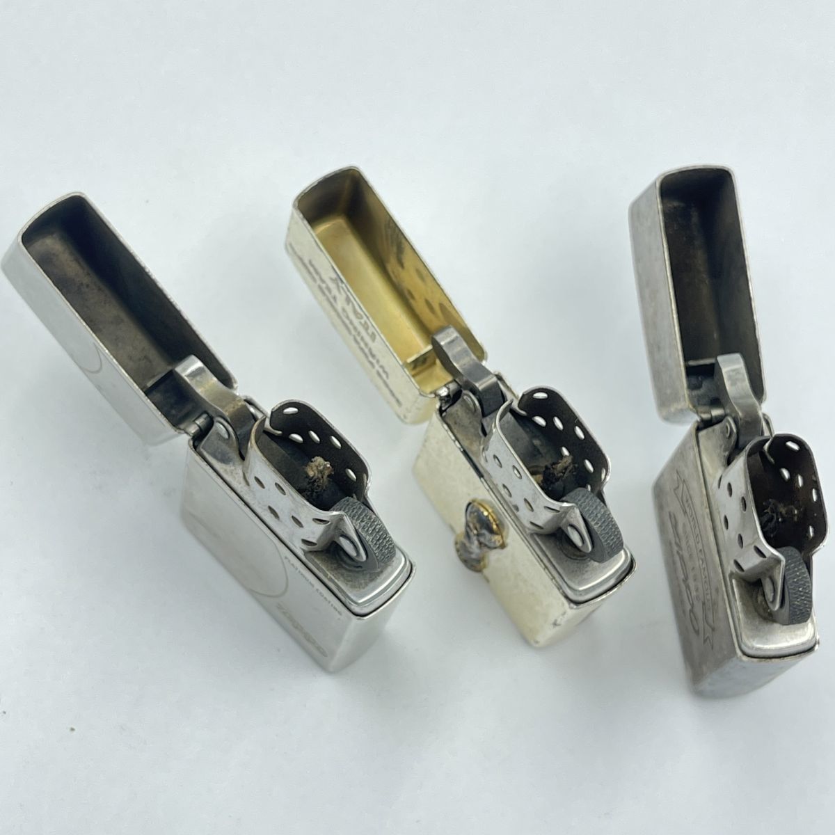 F895-U13-1902 Zippo ジッポ ライター5点セット PLATINUMCOATING/No.0812/World Famous Since1932/BASS Fishing ...