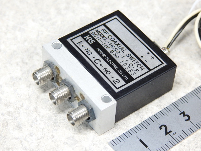 HPマイクロ波 ヒロセ電機 HCS2-110-F RF Coaxial Switches DC-15GHz SMA SPDT Fail ...