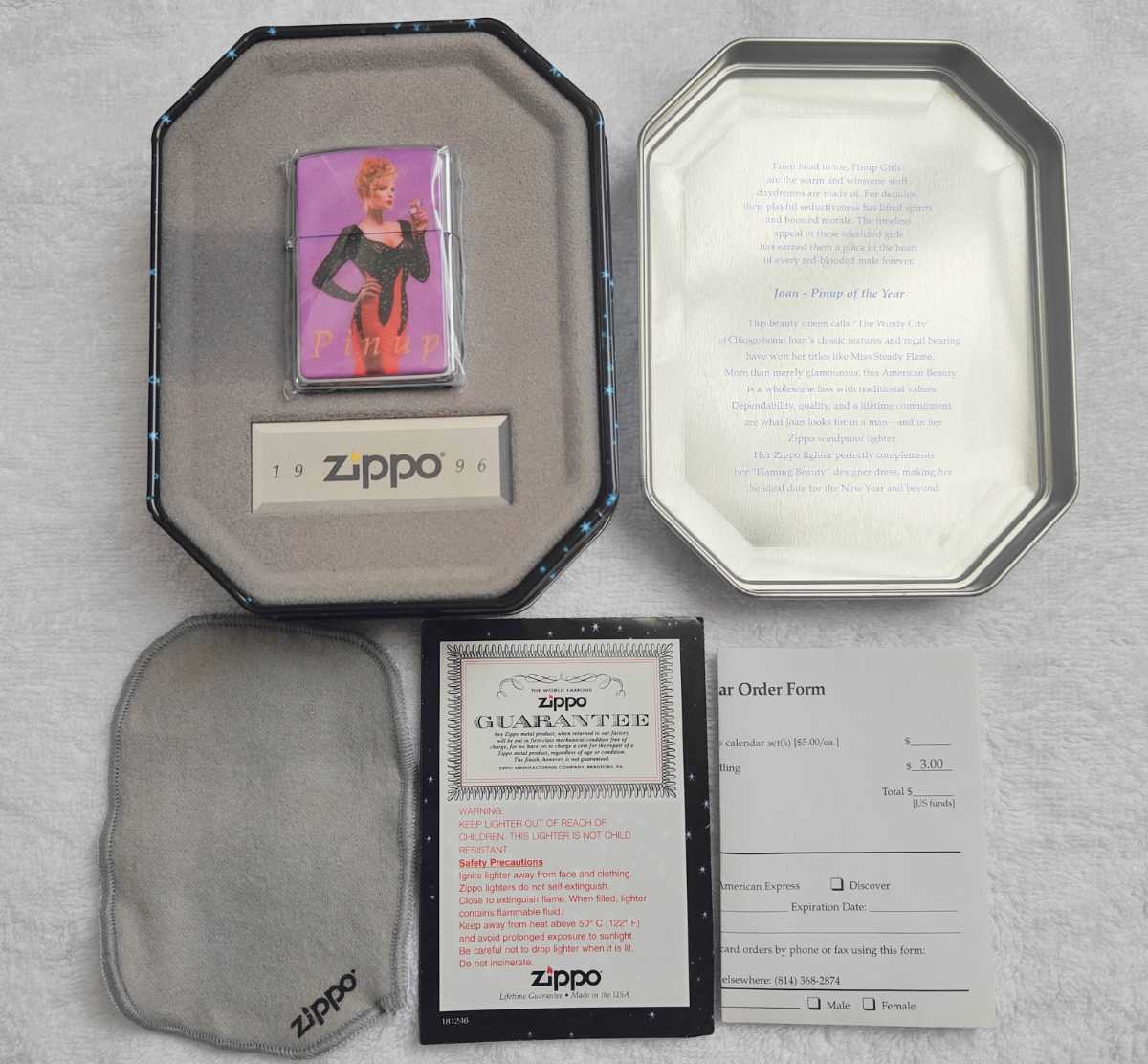 ZIPPO Pinup Girl ピンナップガール 1996年製 90年代 ジッポー 付属品(Zippo)｜売買されたオークション情報 ...