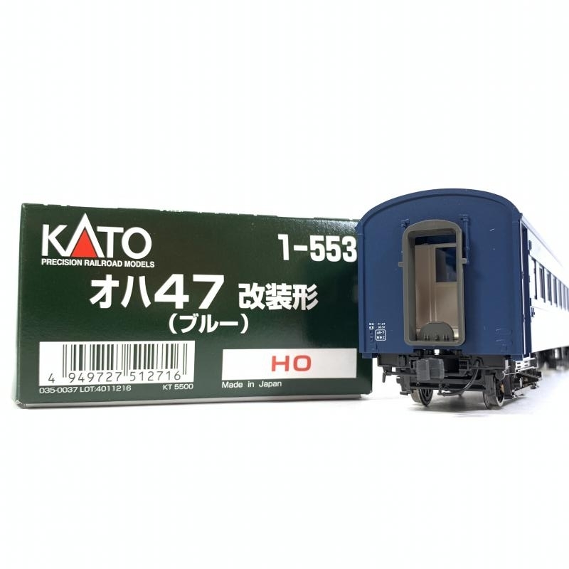 3-37 HOゲージ KATO 1-553 オハ47 改装形 ブルー 客車 カトー 鉄道模型 oaac(JR、国鉄車輌)｜売買されたオークション情報、yahooの商品情報をアーカイブ公開 ...