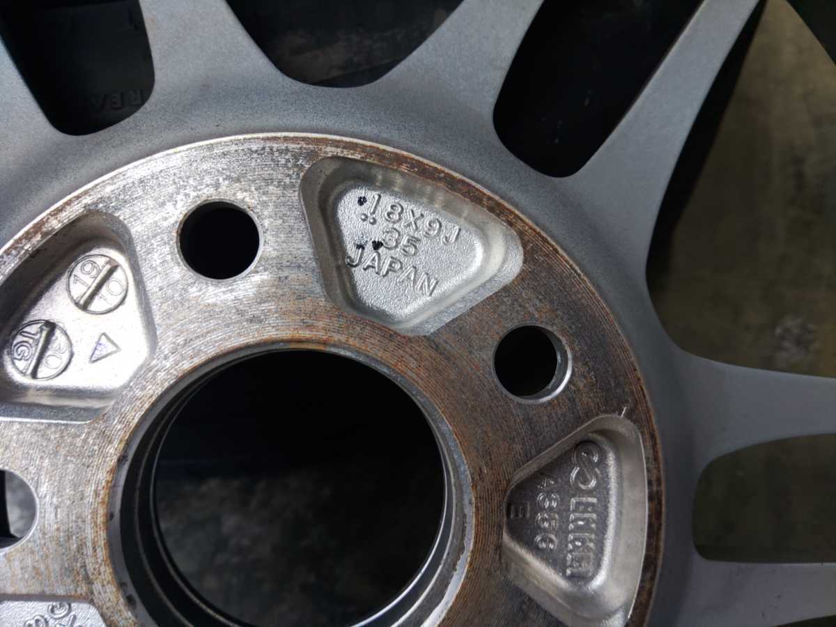 軽量ホイール ENKEI エンケイ RPF1 18インチ 9J ET35 112 BS S007A 235/40R18 VW アウディ ベンツ ...