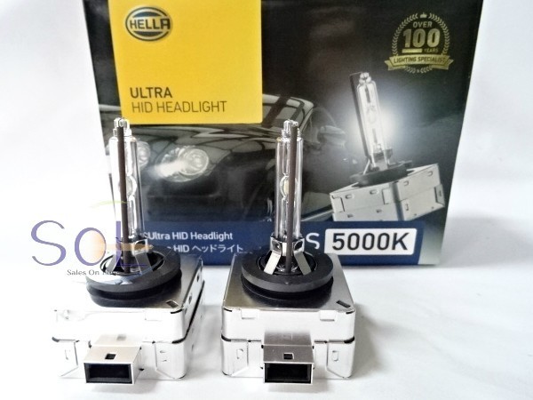 ベンツ W204 W211 W212 W207 W221 X164 W209 ヘッドライト ロービーム用 HID D1S バルブ 35W 5000K HELLA製 ULTRA HID シリーズ ...