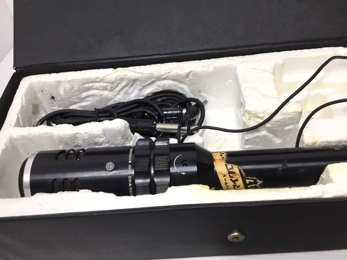 K-2.4.29 HOSIDEN LUN LUN FM WIRELESS/WIRED ECHO MICROPHONE エコーマイクロフォン ...
