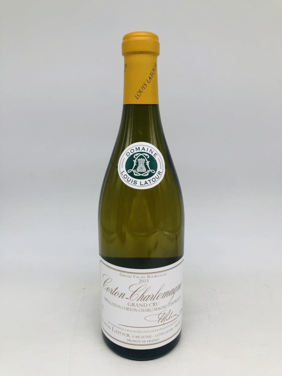未開栓 コルトン シャルルマーニュ CORTON CHARLEMAGNE / ルイ ラトゥール LOUIS LATOUR 2015年 白ワイン Y685(フランス)｜売買されたオークション情報 ...