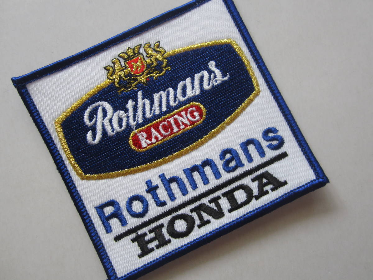 Rothmans HONDA ロスマンズ ホンダ タバコ ビール レーシング ロゴ ワッペン/自動車 ステッカー カー用品 整備 作業着 140(自動車関連グッズ)｜売買されたオークション情報 ...