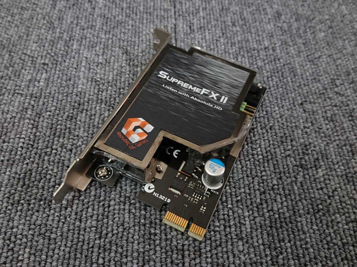 管理1040 ASUS SUPREME FX II サウンドカード 未チェック ジャンク(サウンドカード)｜売買されたオークション情報 ...