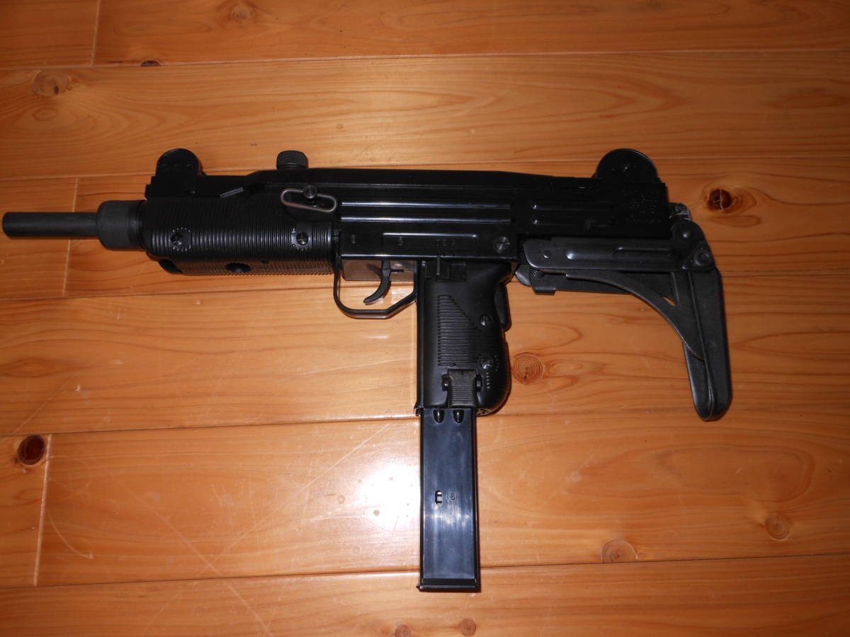 1000円スタート MARUSHIN マルシン MP UZI kal 9mm ASGK ウージー サブマシンガン モデルガン(モデルガン ...