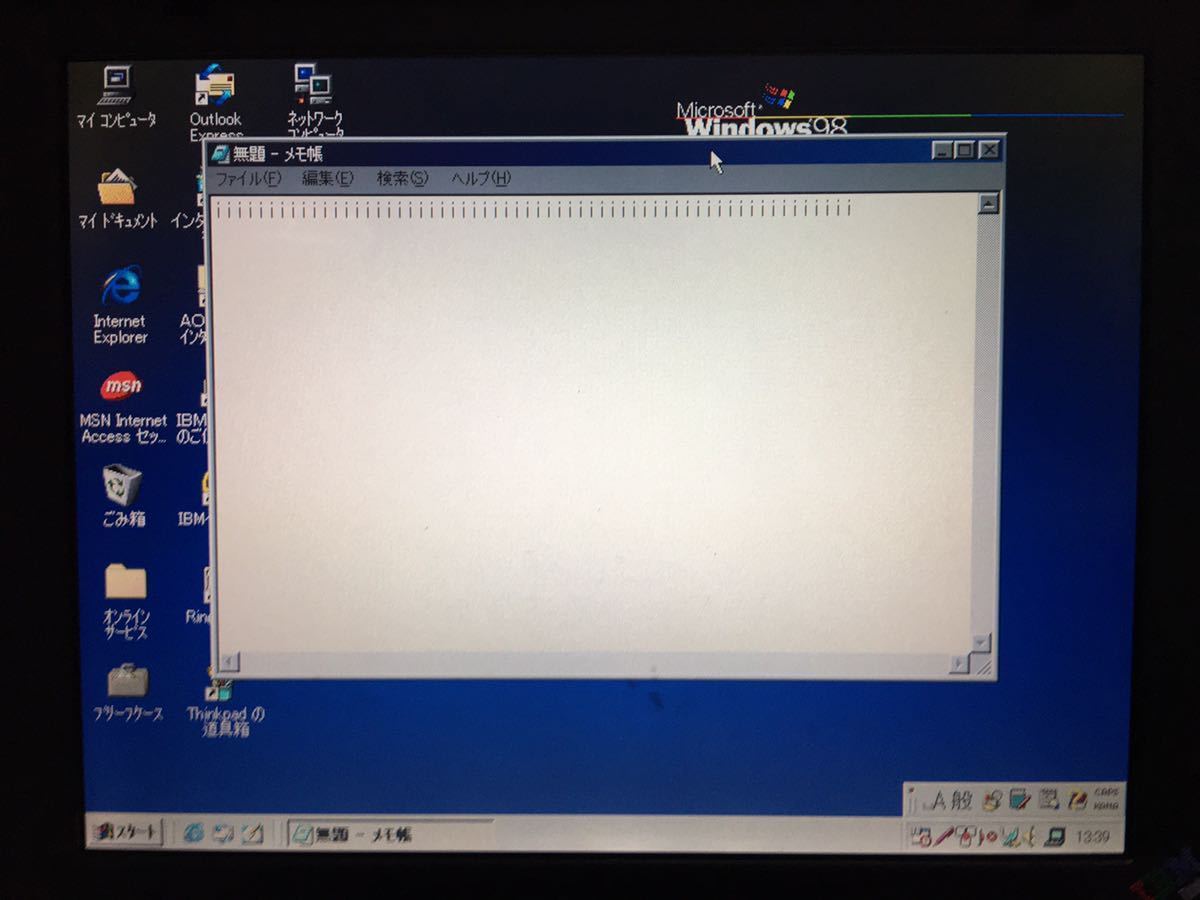 IBM ThinkPad 240 Z Windows 98 SE ジャンク(12インチ未満)｜売買されたオークション情報、yahooの商品情報 ...