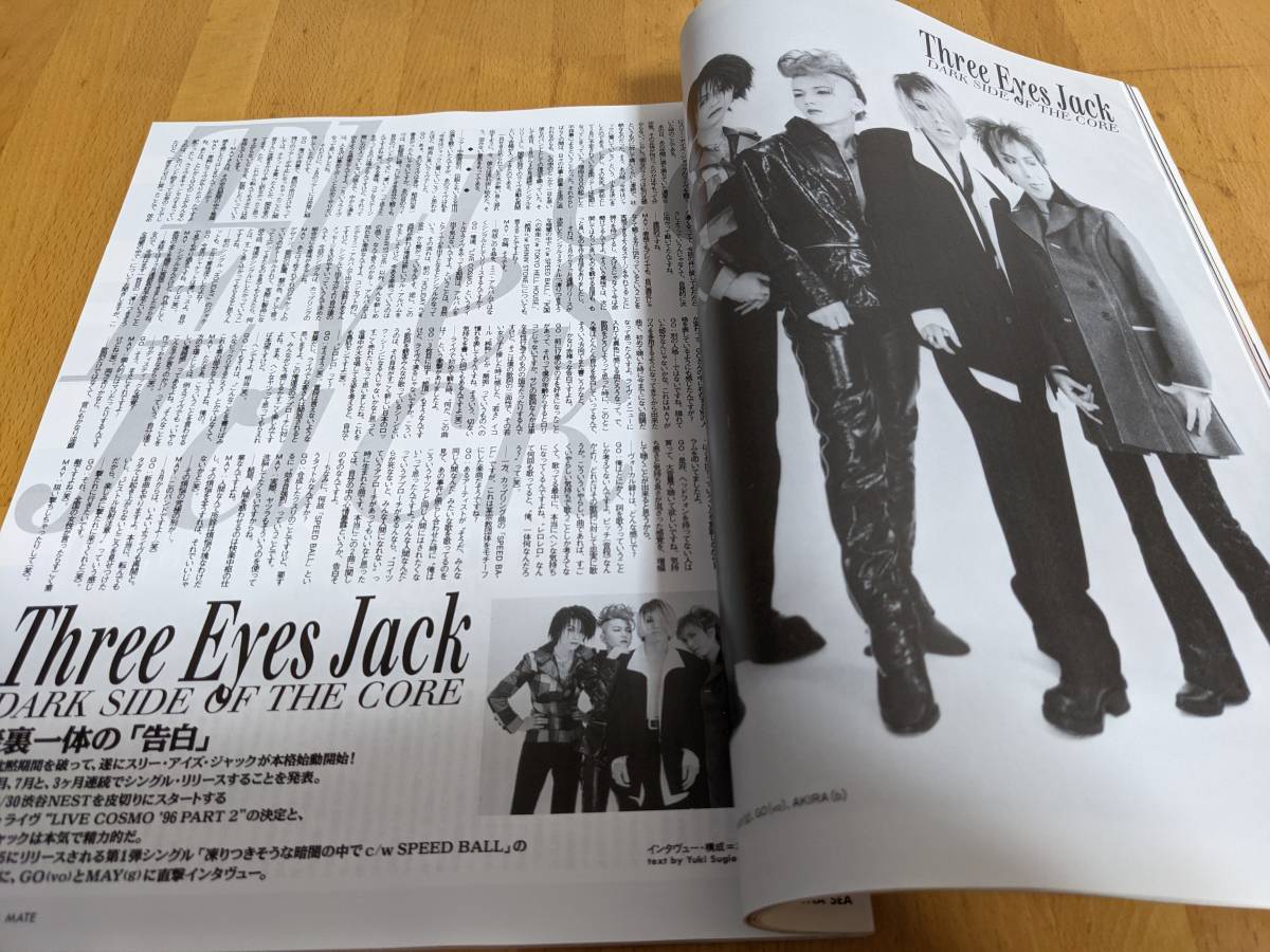 1996.6月号 No.176 LUNA SEA GLAY THREE EYES JACK Romance for〜 花電車 CRAZE ...