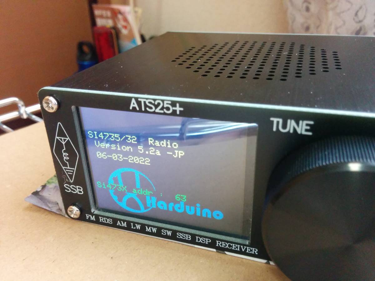 ジャンク品 ATS-25 + PLUS IU4ALH V5.2a -JP All Band Radio Receiver 2.4インチタッチパネル ＝日本仕様＝(受信機)｜売買された ...