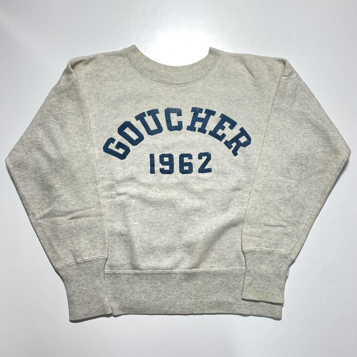 L 1960s Vintage Champion GOUCHER Print Sweat Shirt 1960年代 ヴィンテージ チャンピオン ...