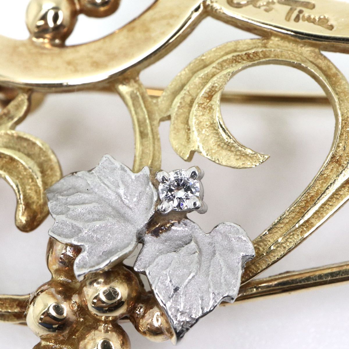 石川 暢子 イシカワ ノブコ as time アズタイム 天然サファイアブローチ メレダイヤ K18/Pt900 9.2g 専用ポーチ ケース付 EE9(サファイア)｜売買されたオークション ...